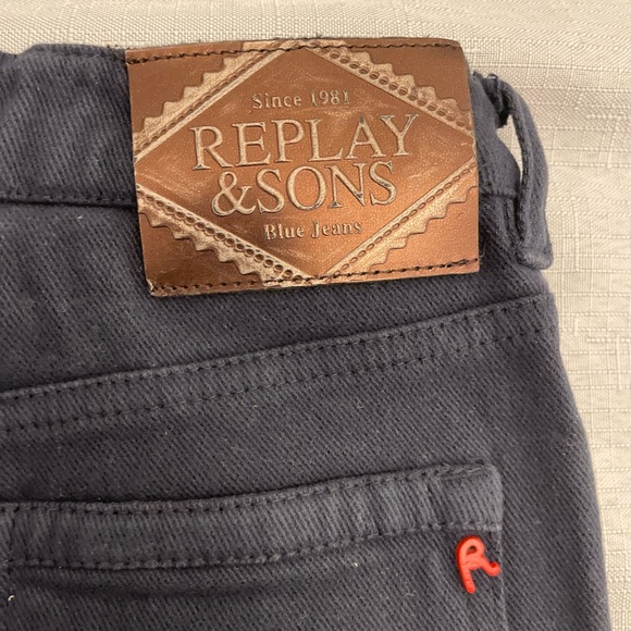 Replay | Bottoms | Replay And Sons Navy Blue Jeans | Poshmark